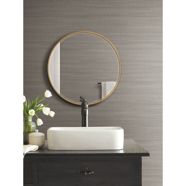 Magnolia Washed Linen Wallpaper & Reviews | Wayfair