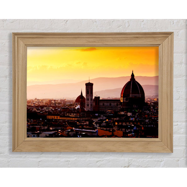 Bright Star Ancient City Rooftops - Single Picture Frame Art Prints ...