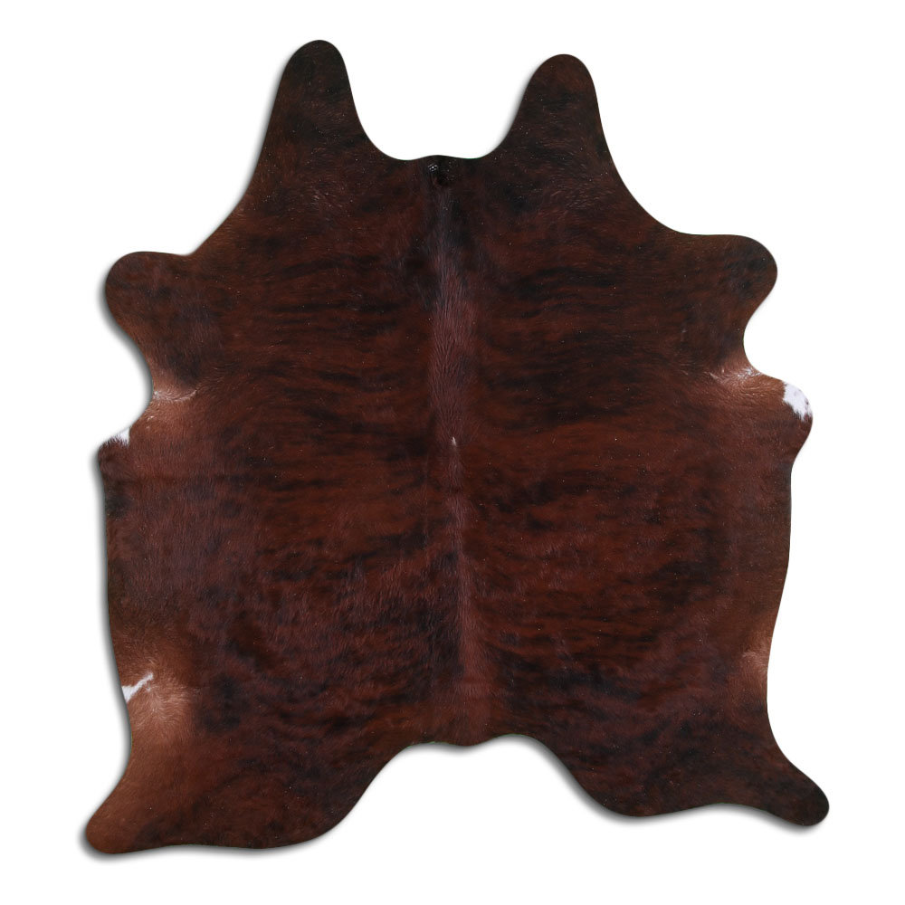 Foundry Select Kalistindered NATURAL HAIR ON Cowhide Rug MEDIUM BRINDLE ...