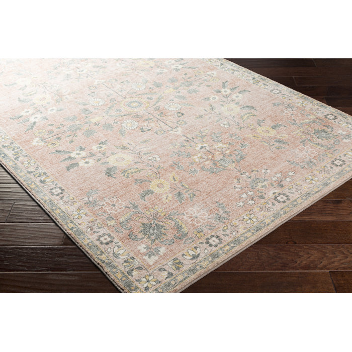 Berger Performance Pink/Gray Rug & Reviews | Birch Lane