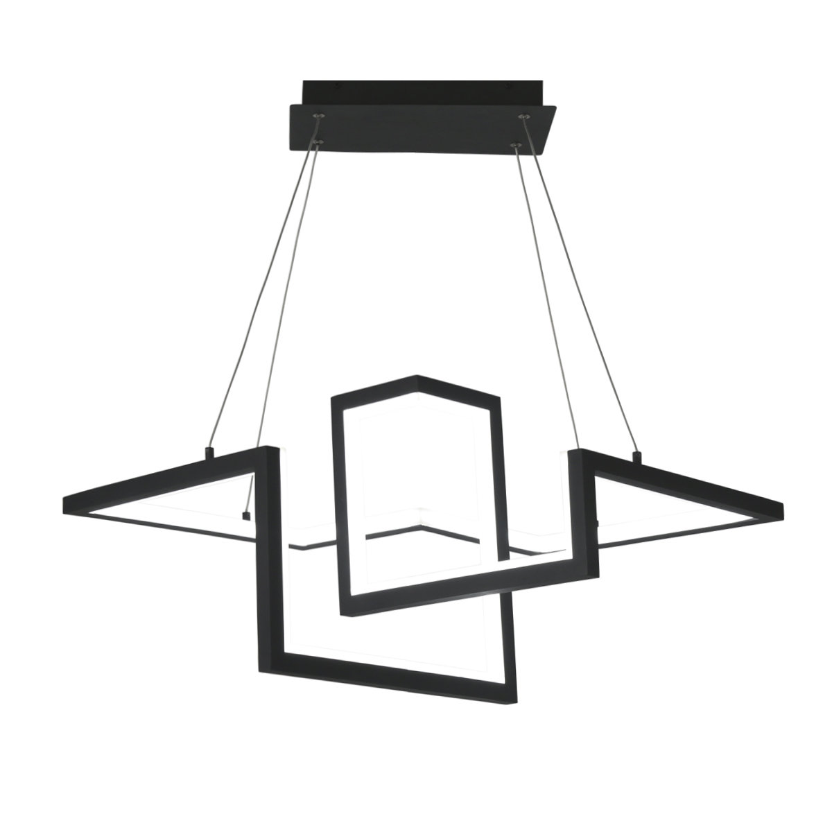 Orren Ellis Parcell 1 - Light Unique / Statement Geometric LED Pendant ...