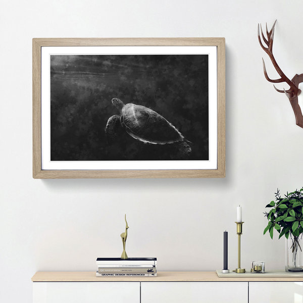 East Urban Home Sea Turtle - Picture Frame Painting Print | Wayfair.co.uk