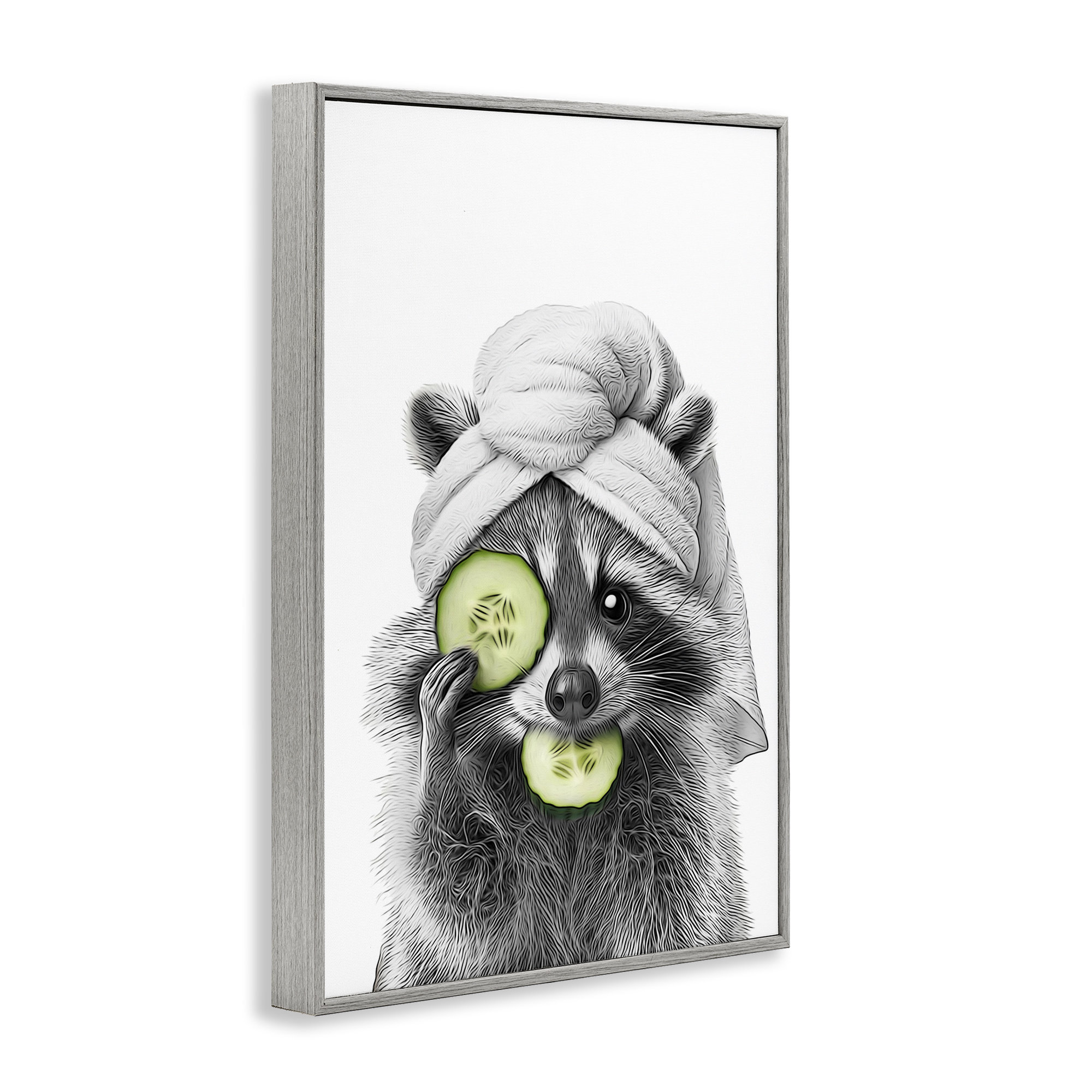Trinx Raccoon Spa Day Giclee Art by Annalisa Latella | Wayfair