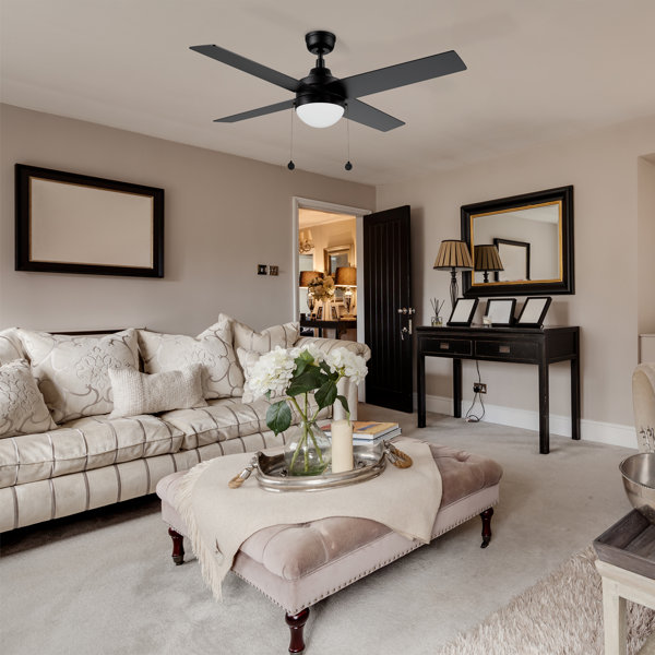 Ebern Designs Amarr 52'' Ceiling Fan with LED Lights | Wayfair