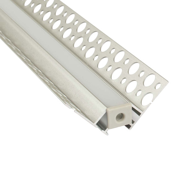 Outwater 3.3Ft Drywall Aluminum LED Channel 3-Pack, Inside Corner ...