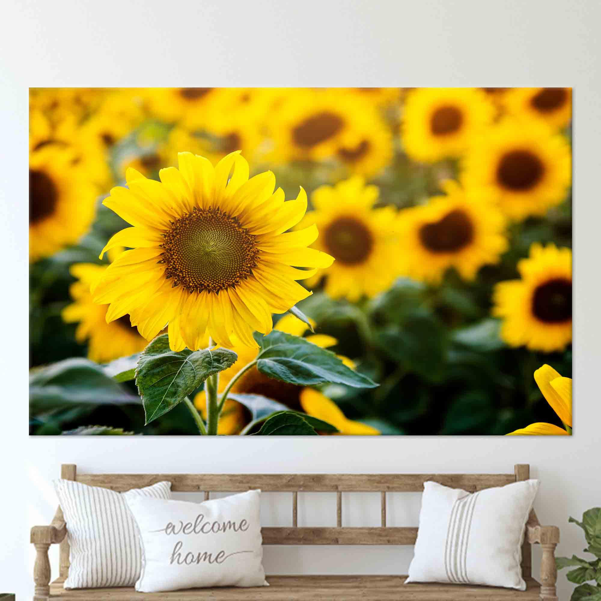 kayra export Sunflower Poster With Personalized Framed Wall Art For Bridesmaid Gifts And Floral ...