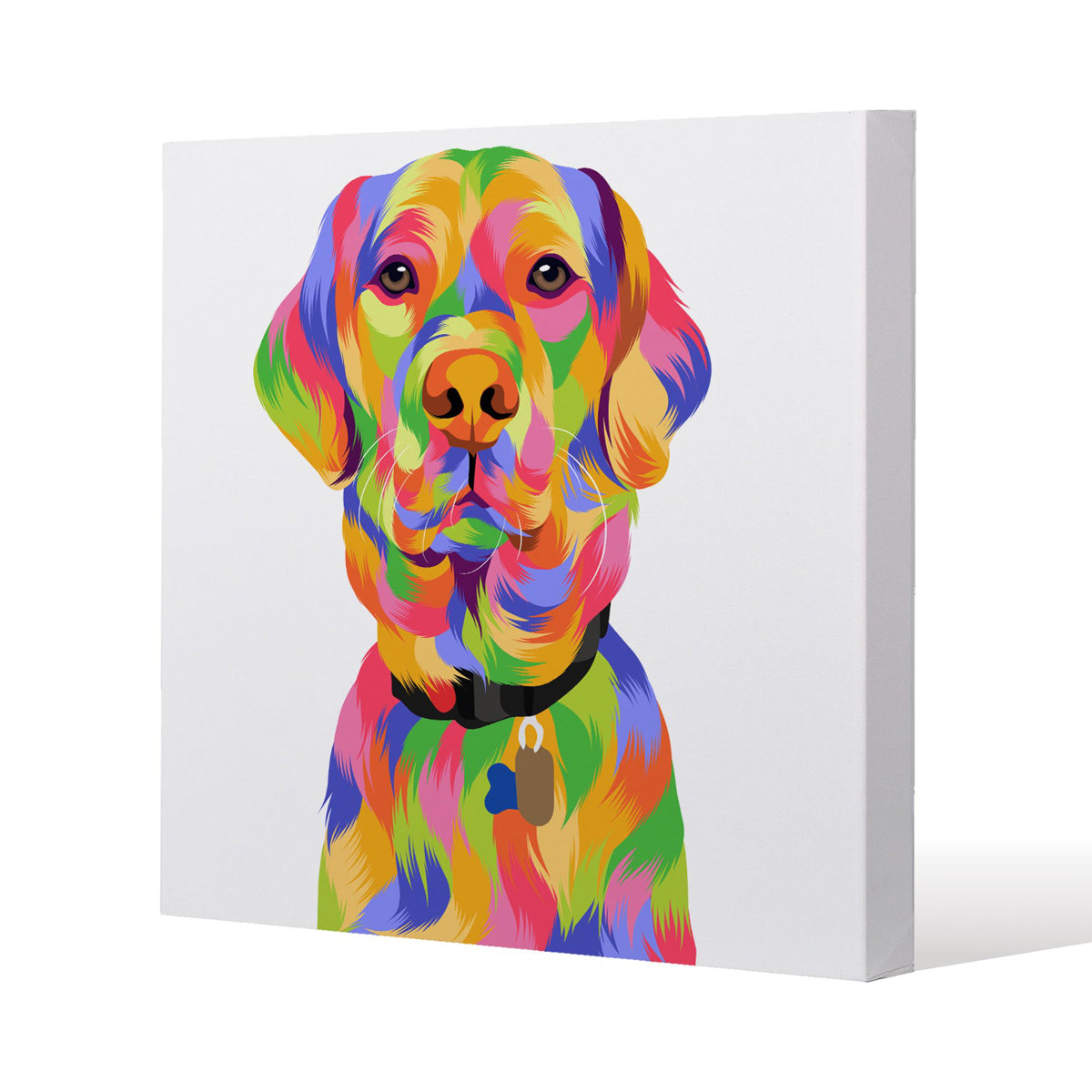 World Menagerie Amazing Illustration Pop Art Slim Style Canvas Print ...