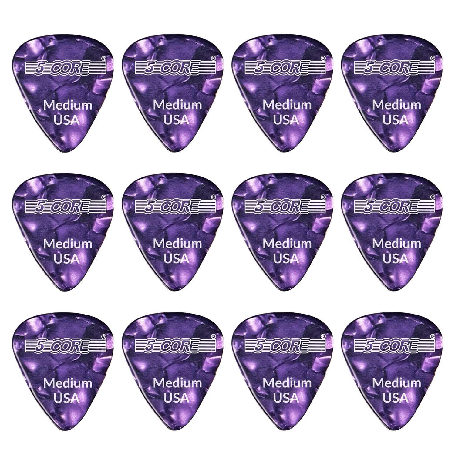 5 CORE 5Core Guitar Picks 0.71mm Celluloid Medium Gauge Pick - Acoustic ...