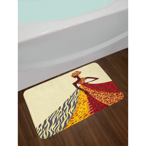 Animal Print Bath Rugs & Mats You'll Love | Wayfair