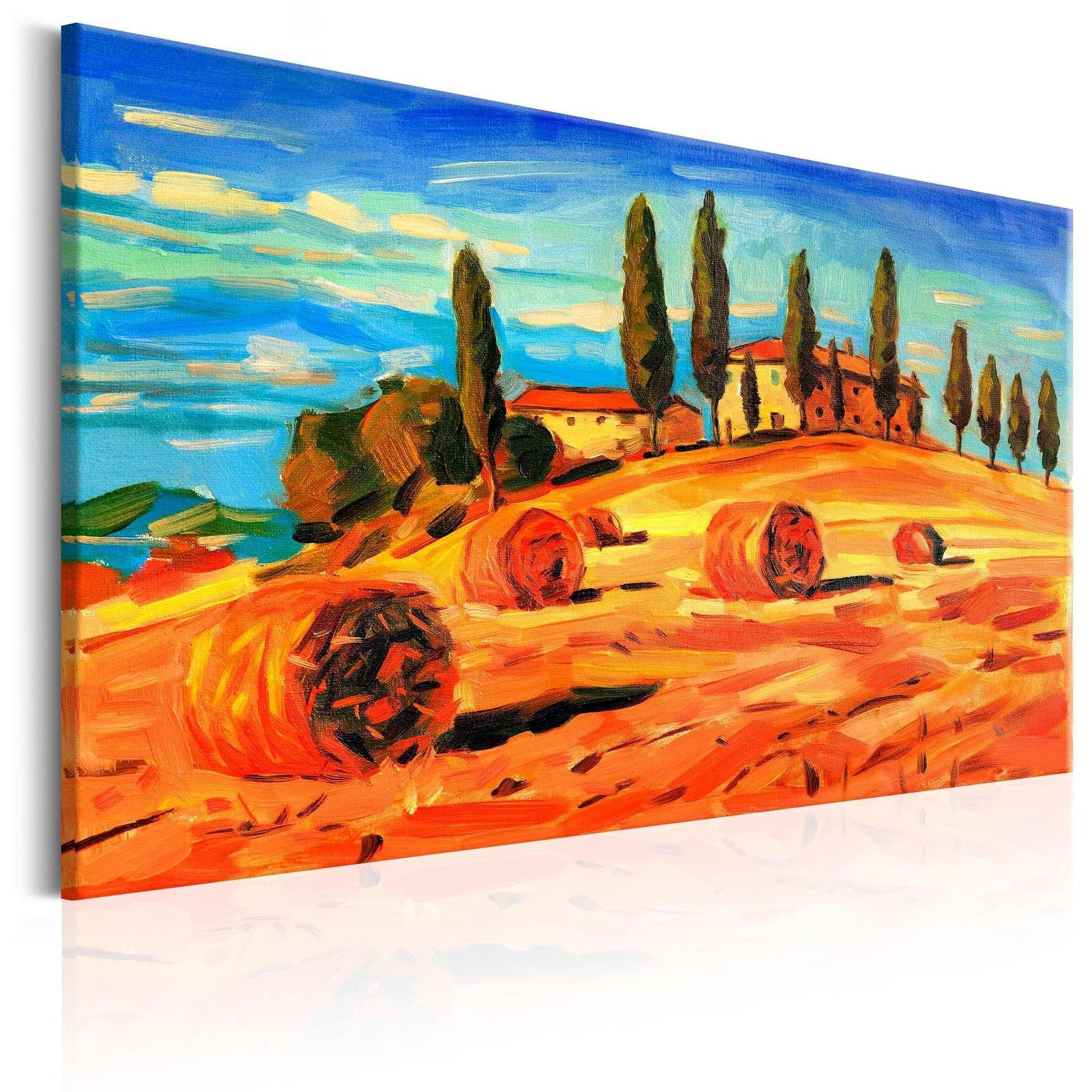Ebern Designs Onca August In Tuscany On Canvas Print | Wayfair