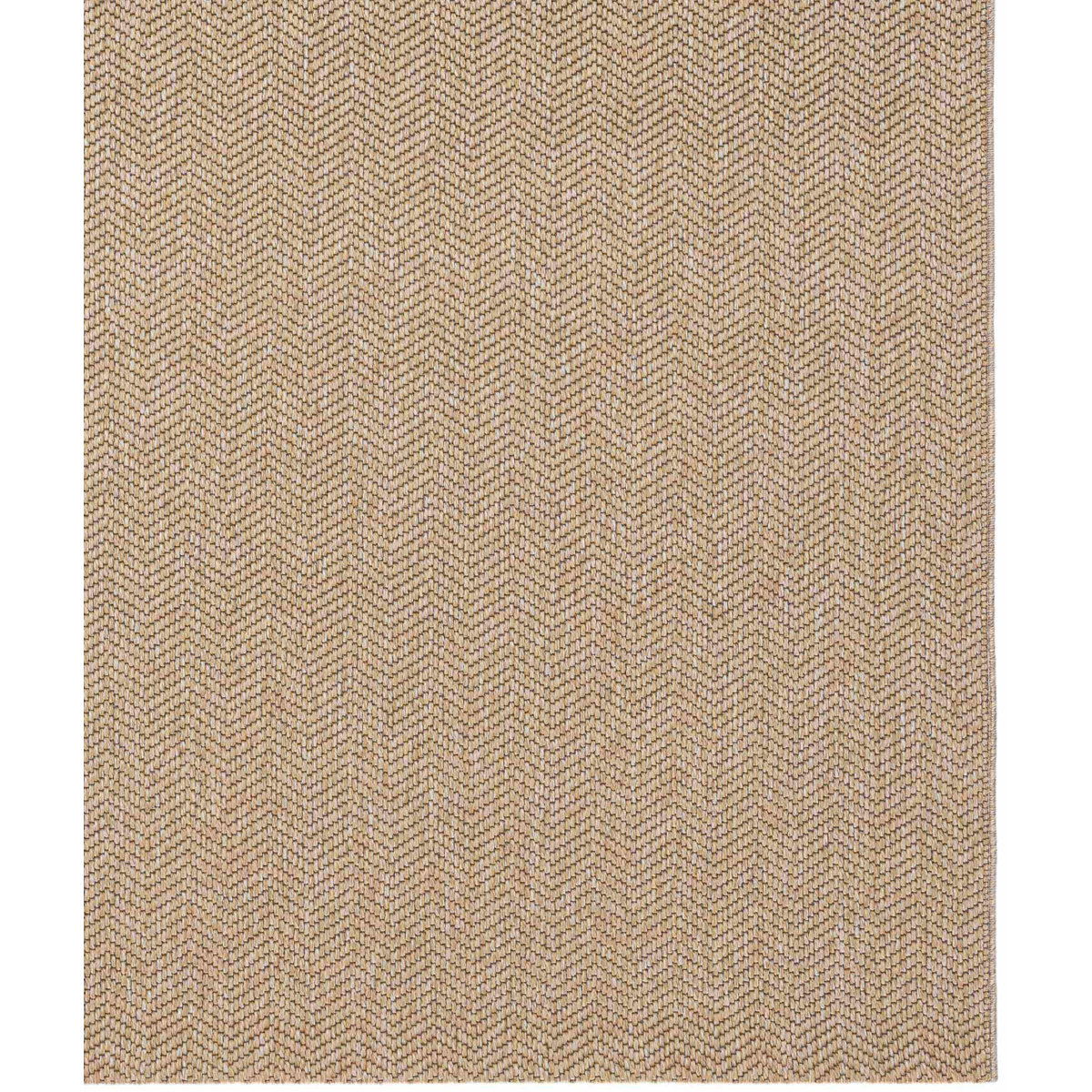 Ebern Designs Brown Chevron,Flatweave Area Rug, Machine Made using ...