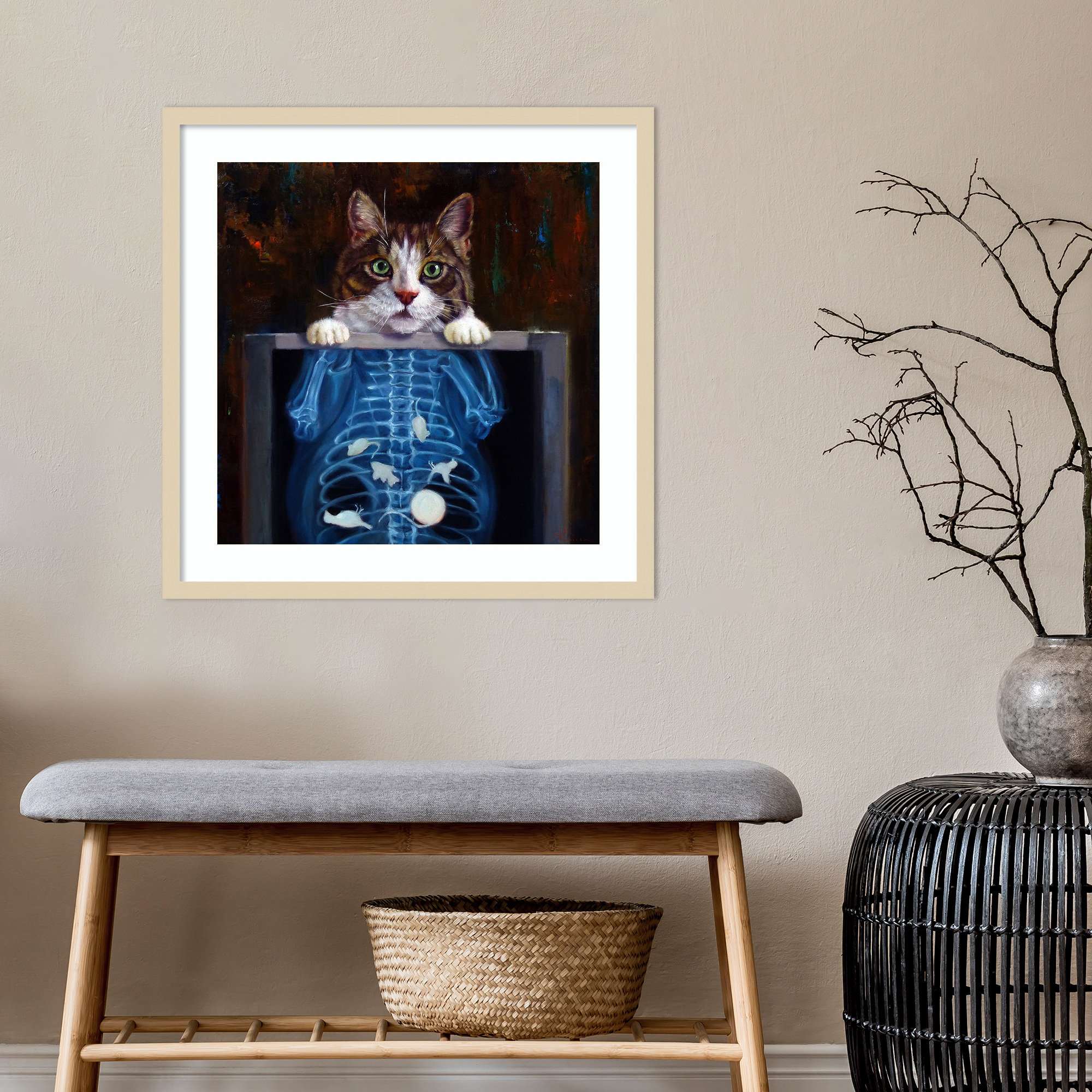 Trinx Cat Scan by Lucia Heffernan | Wayfair