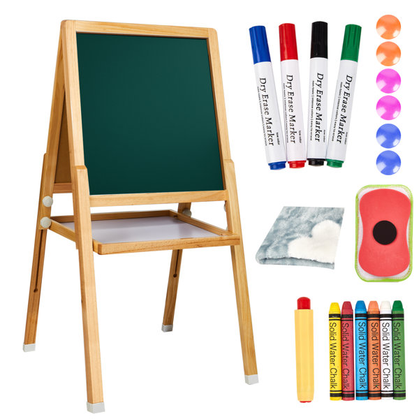 Tydero Easel for Kids Double Sided Drawing Board with Magnetic ...