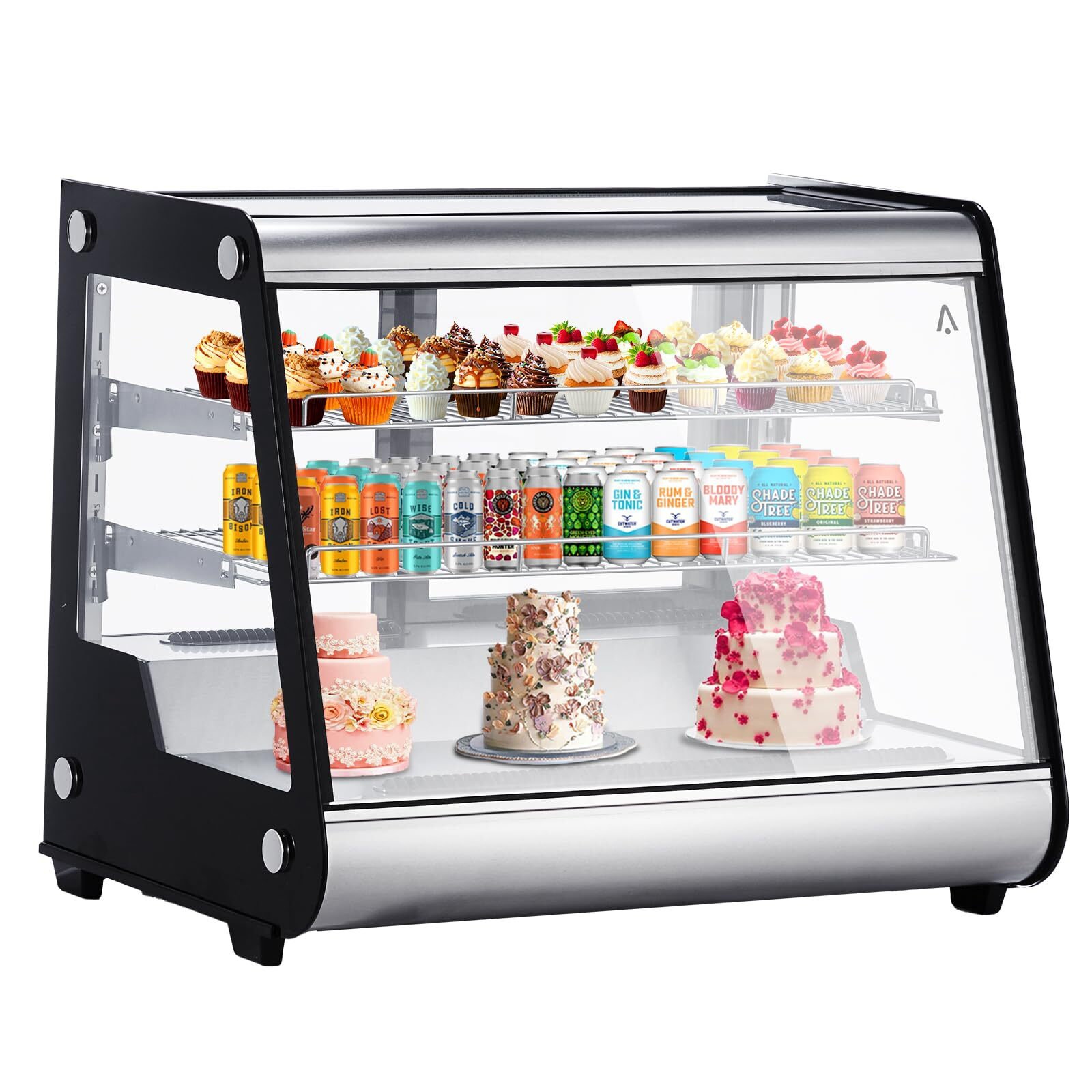 Homhougo 6.4 Cubic Feet Refrigerated Display Case - 31.4'' | Wayfair