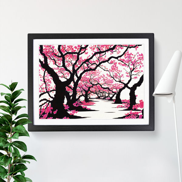 Marlow Home Co. Classic Cherry Blossom Trees - Picture Frame Graphic ...