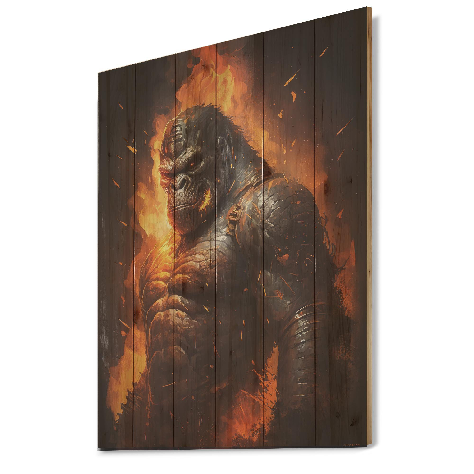 Trinx Gorilla Fireball Gorilla Fireball - Print - Wayfair Canada