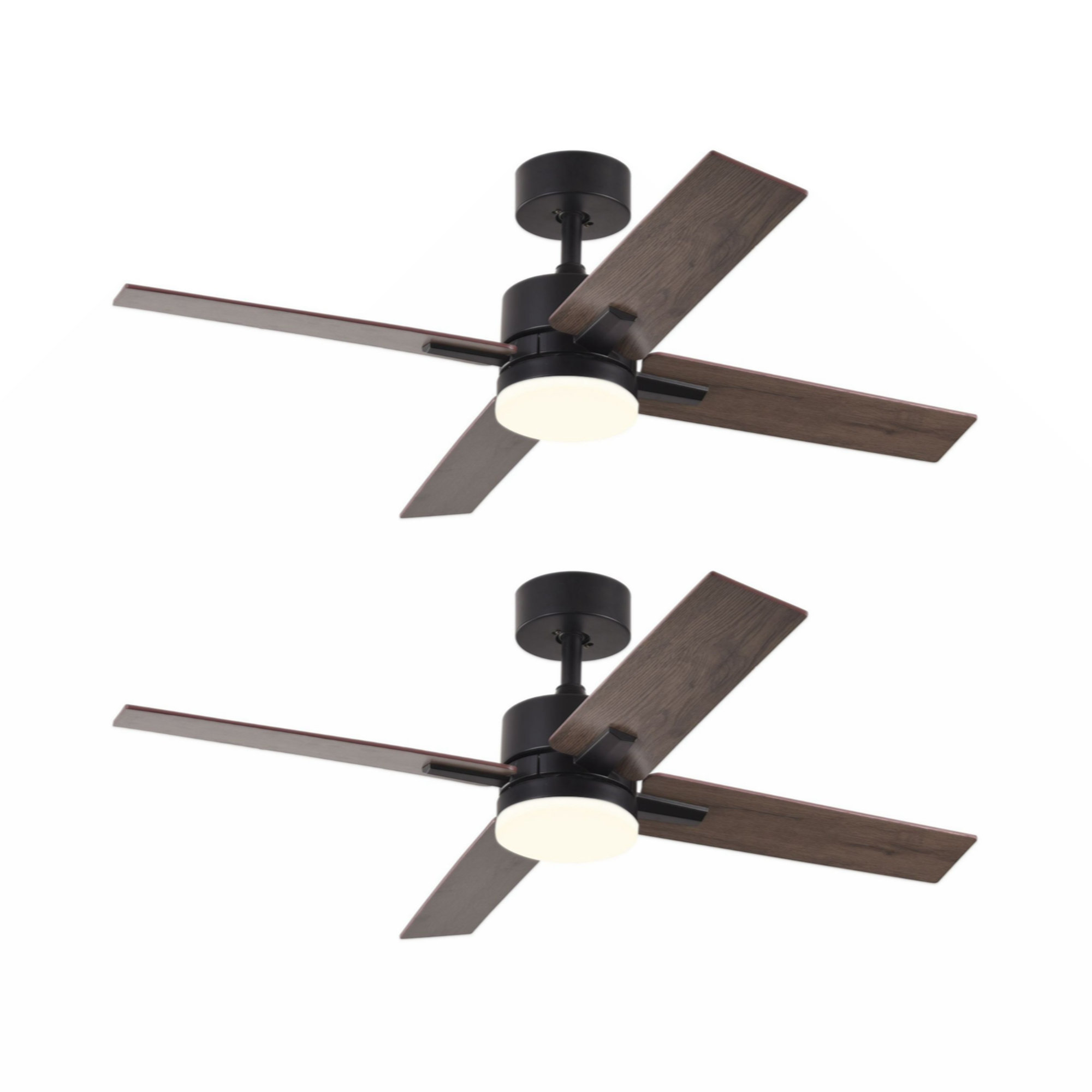 Ebern Designs Ventilateurs de plafond à tige verticale de 44 pouces ...