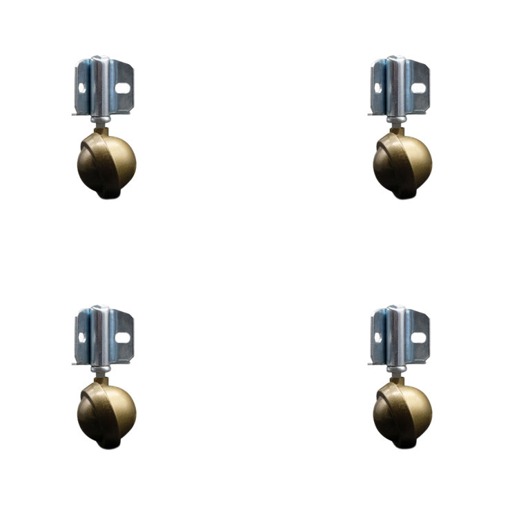 Service Caster 2 Inch Windsor Antique Metal Ball Caster – Corner Mount ...