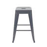 Trent Austin Design® Counter Height Stool, Backless Metal Bar Stools ...
