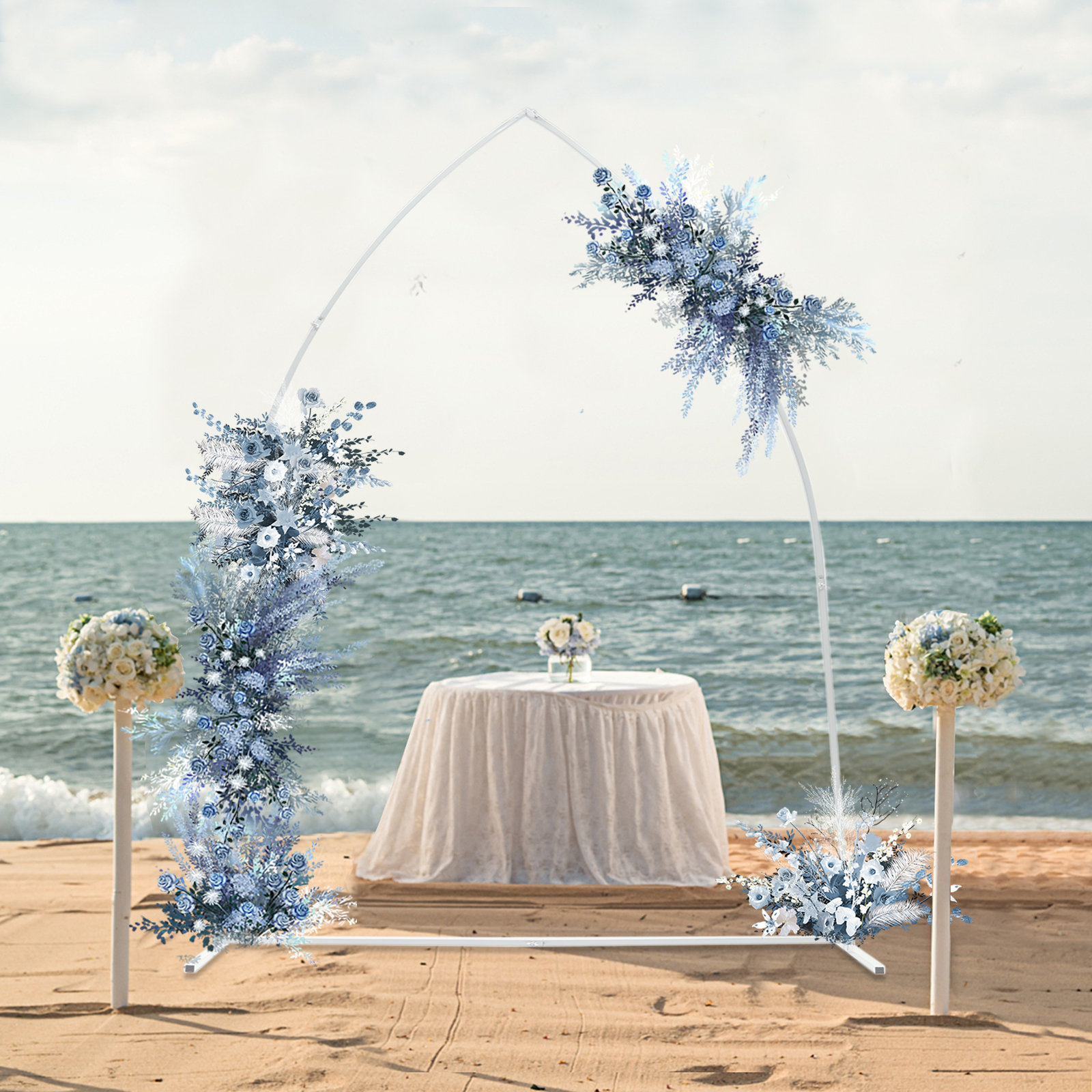 Lomana Iron Arch Flower Frame | Wayfair