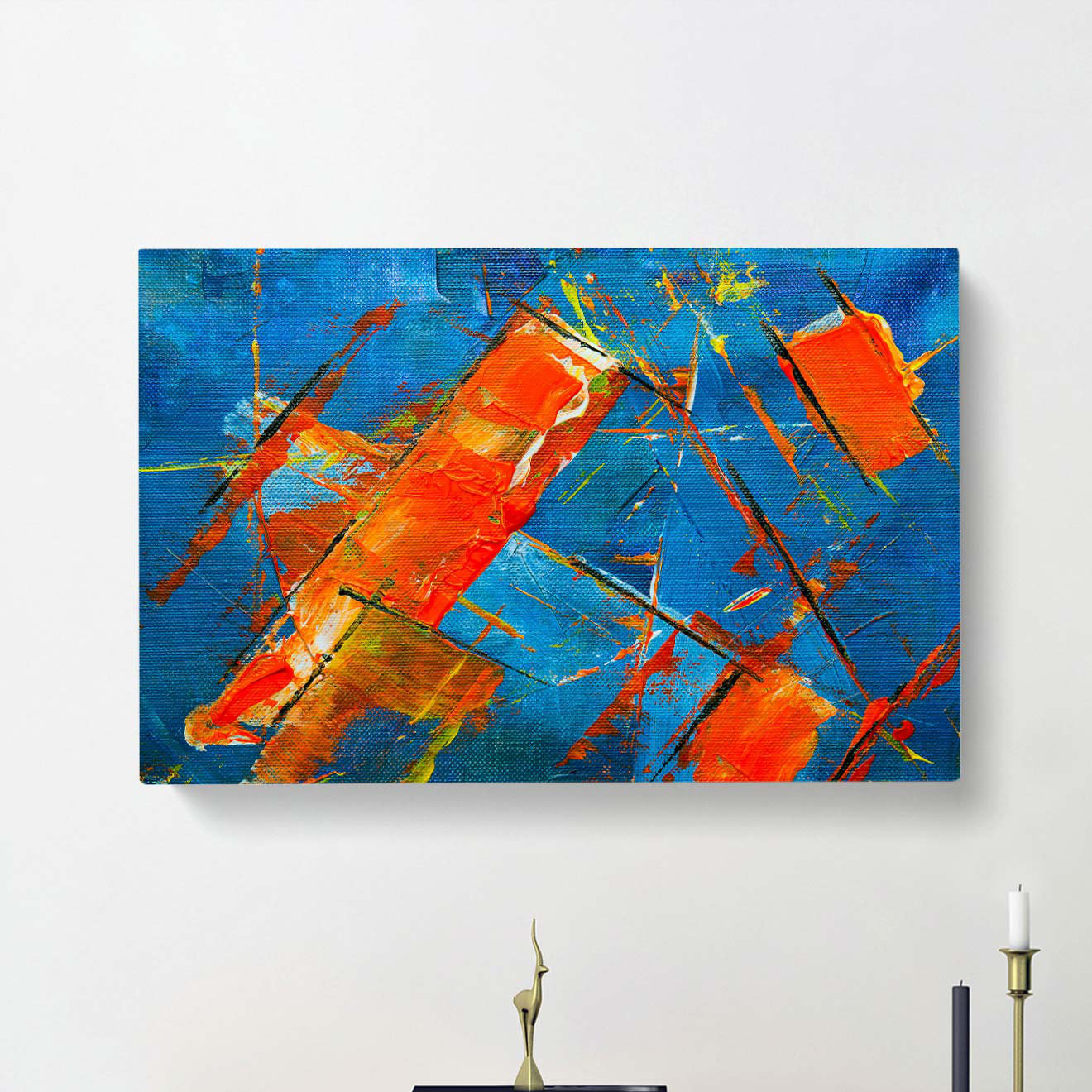 East Urban Home Abstract Art Painting Vol.304 by S.Johnson - Wrapped ...