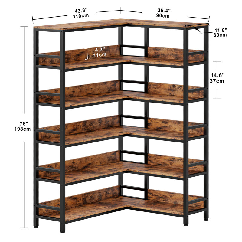 Trent Austin Design® Roundtree Corner Bookcase & Reviews | Wayfair