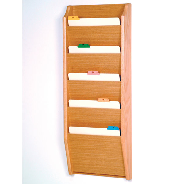 Wooden Mallet Wood Flat Files Wall Mount File Holder & Reviews | Wayfair