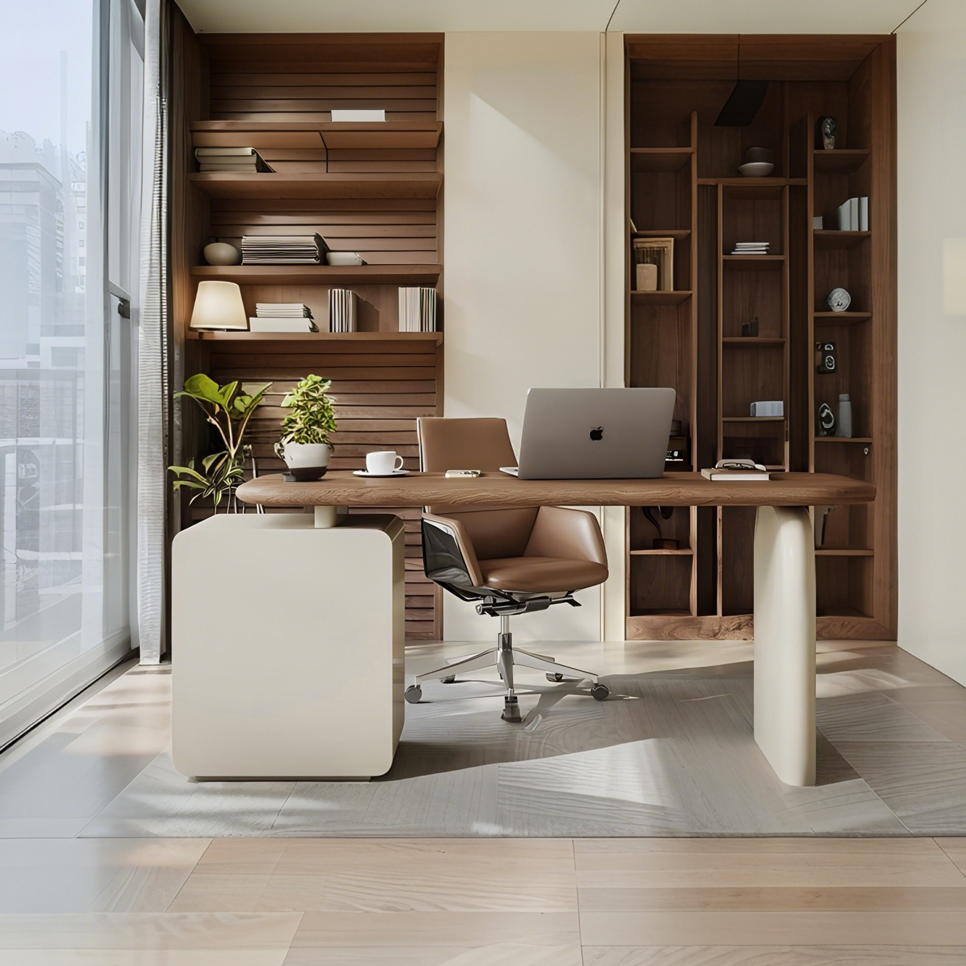 Brass Foam Beige Rectangle Solid Wood Multi-layer Board Writing Desk,3 ...