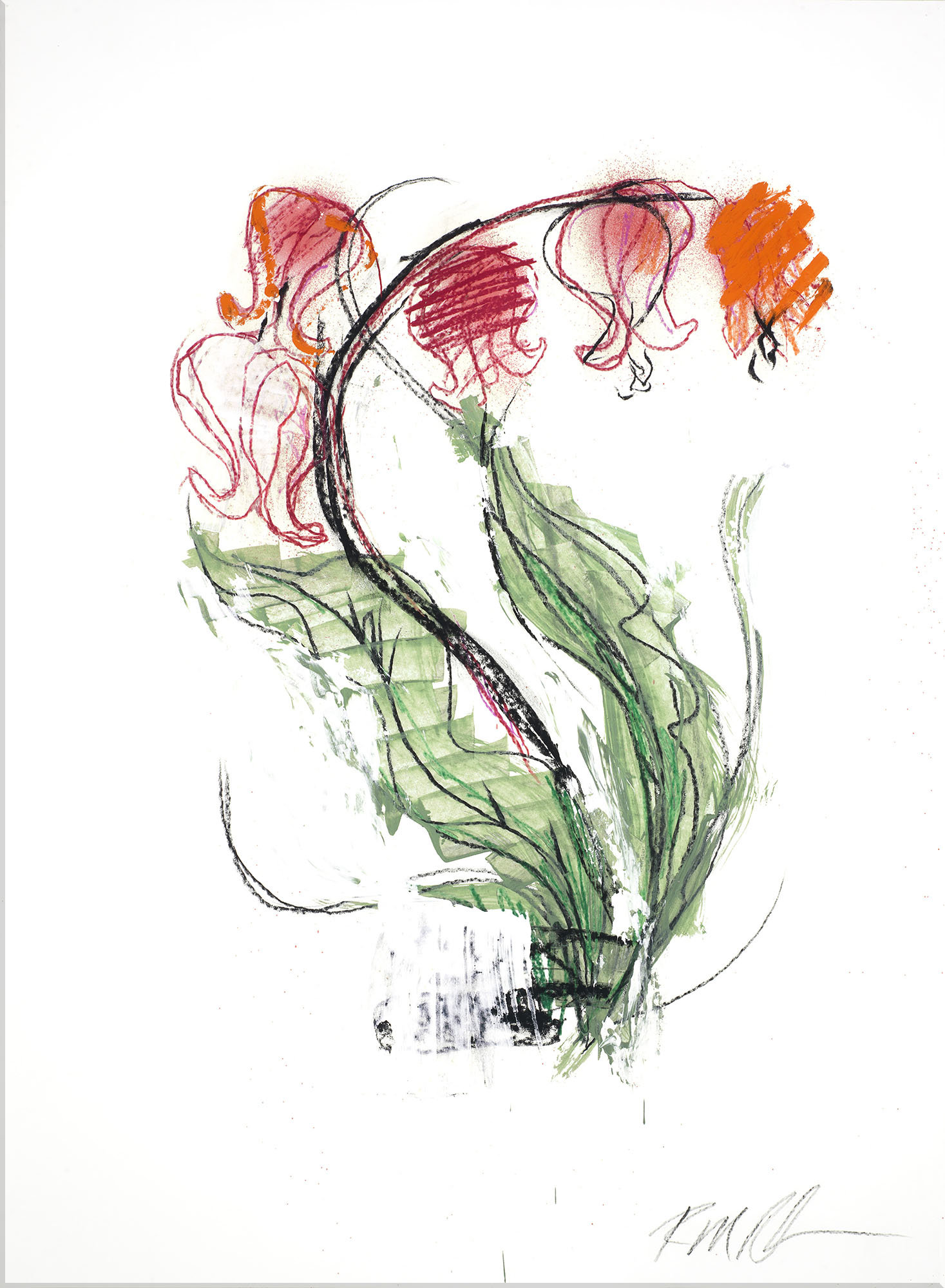 RFA Decor Leaf and Flower 6 by Robert Robinson - Wrapped Canvas ...