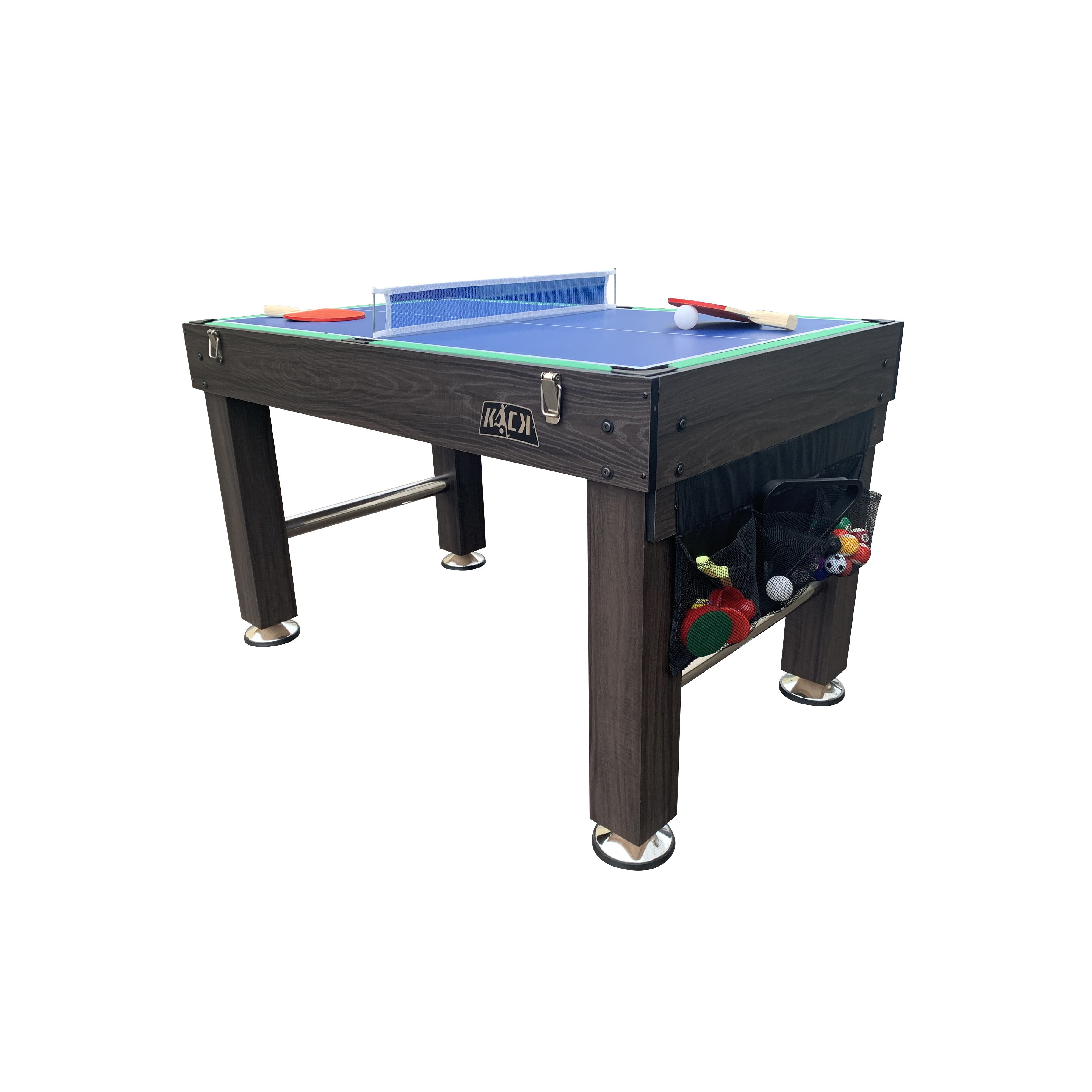 KICK Foosball Tables KICK Morpheus 55″ 5 in 1 Multi-Game Table Combo ...