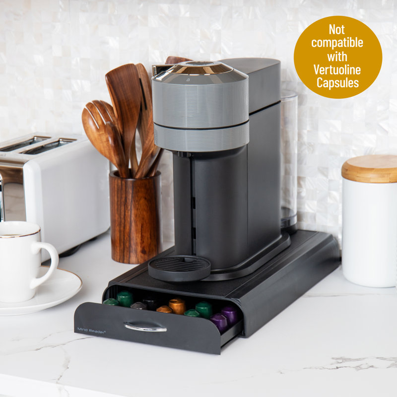 Mind Reader Nespresso Compatible Capsule Drawer, Countertop Organizer ...