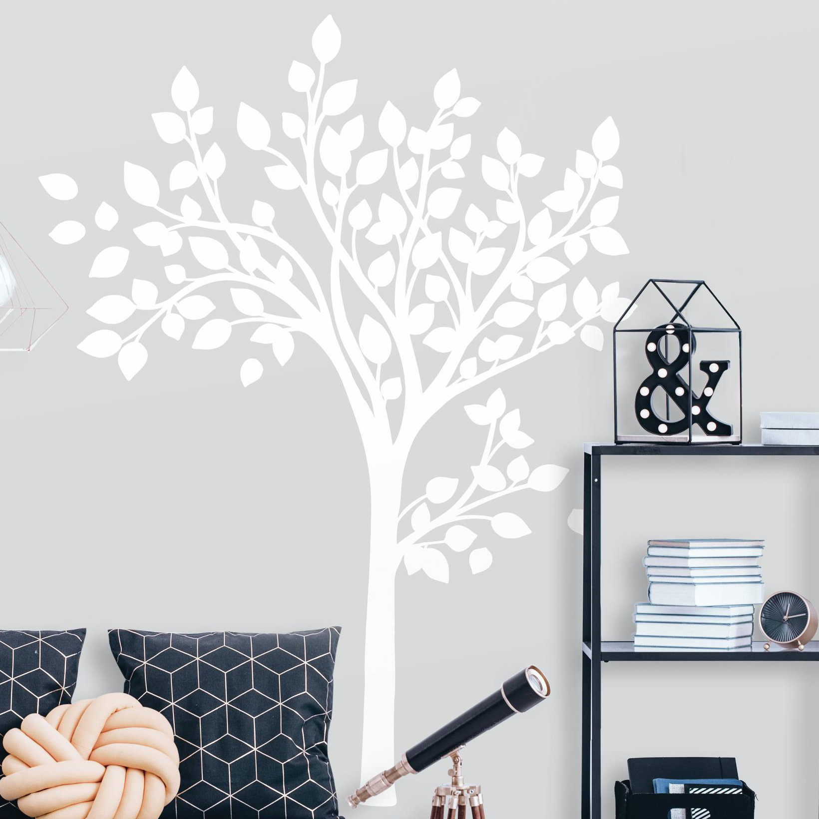 Zoomie Kids Simple Tree Peel and Stick Giant Wall Decal & Reviews | Wayfair