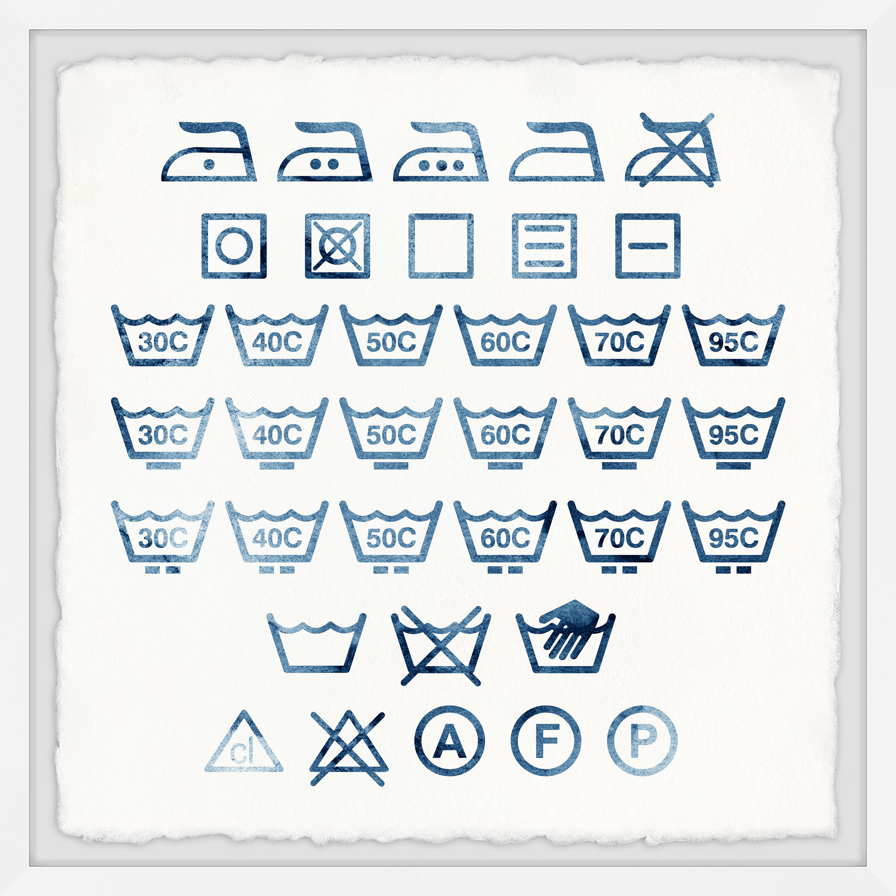 Happy Larry Wash Setting Guide - Picture Frame Painting Print on Paper ...