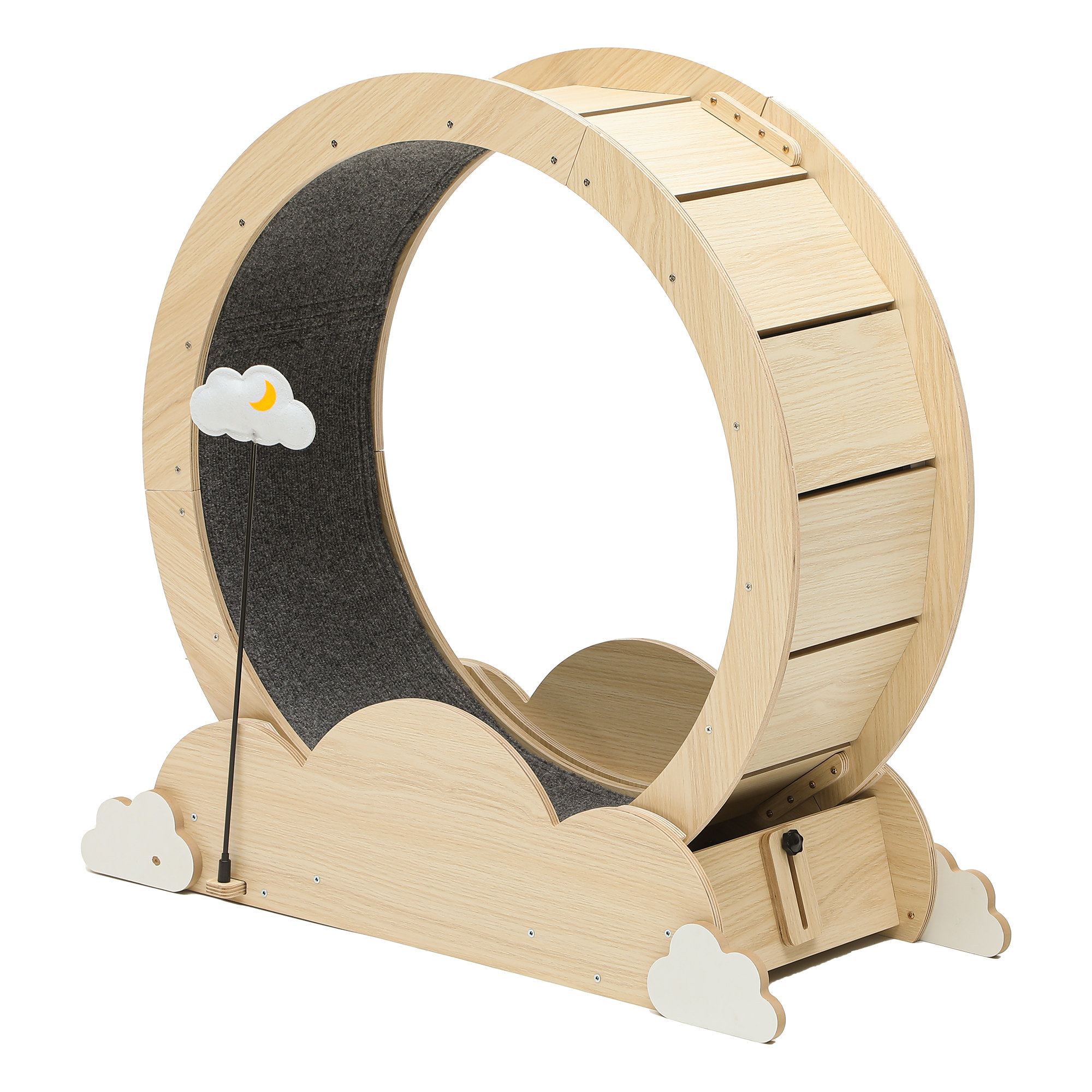 Archie & Oscar™ Indoor Cat Exercise Wheel Cat Treadmill with Locking ...