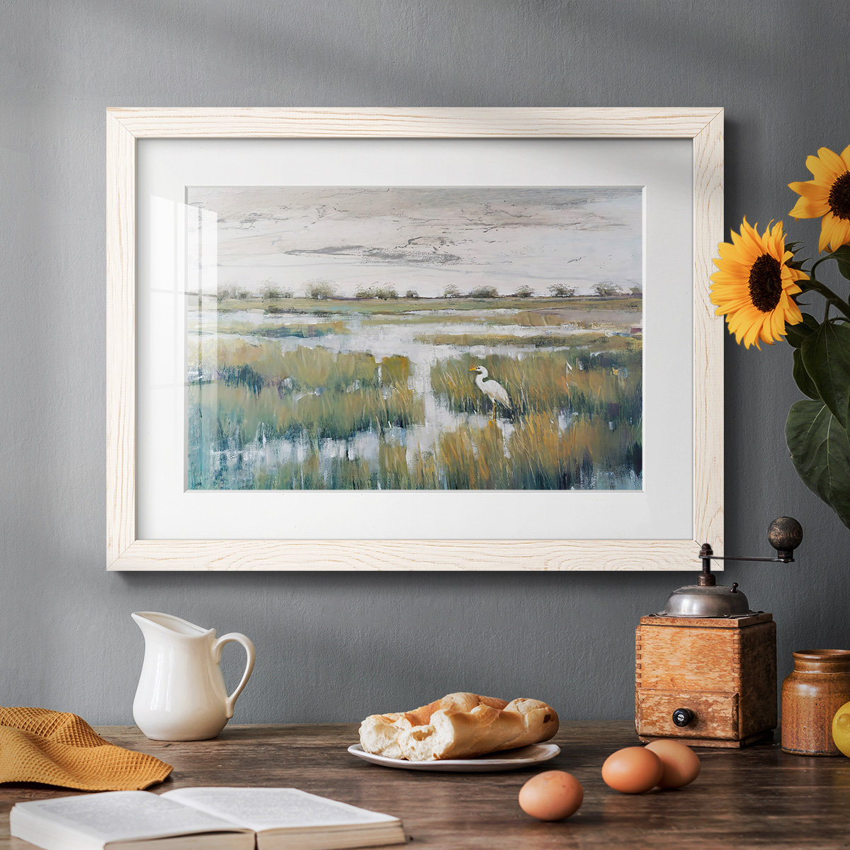 Red Barrel Studio® Marshland View VI Framed On Paper Print | Wayfair