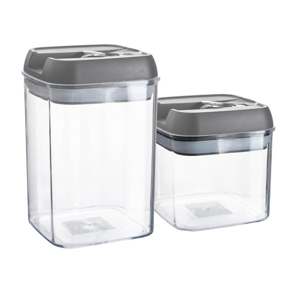 Argon Tableware - Flip Lock Plastic Food Storage Containers Set ...