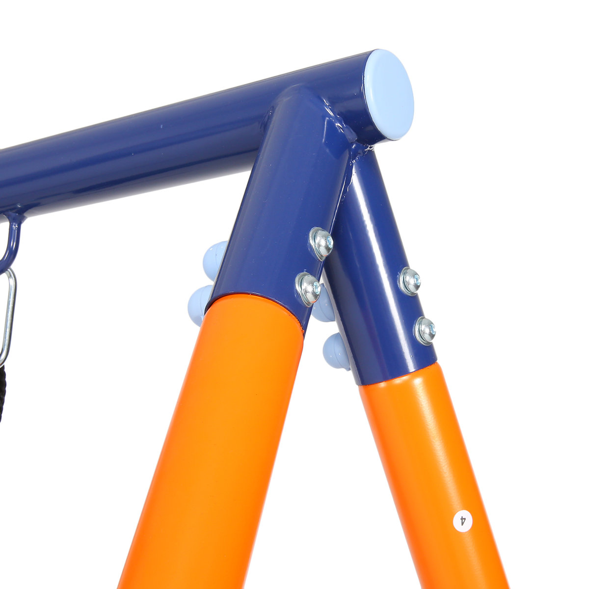 Himimi Delia 6 in 1 Kid Swing Set with 3 Adjustable Swings, Climbing ...