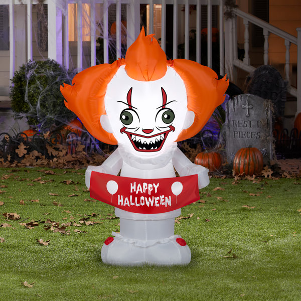 Gemmy Industries Warner Brothers Stylized Pennywise Inflatable ...