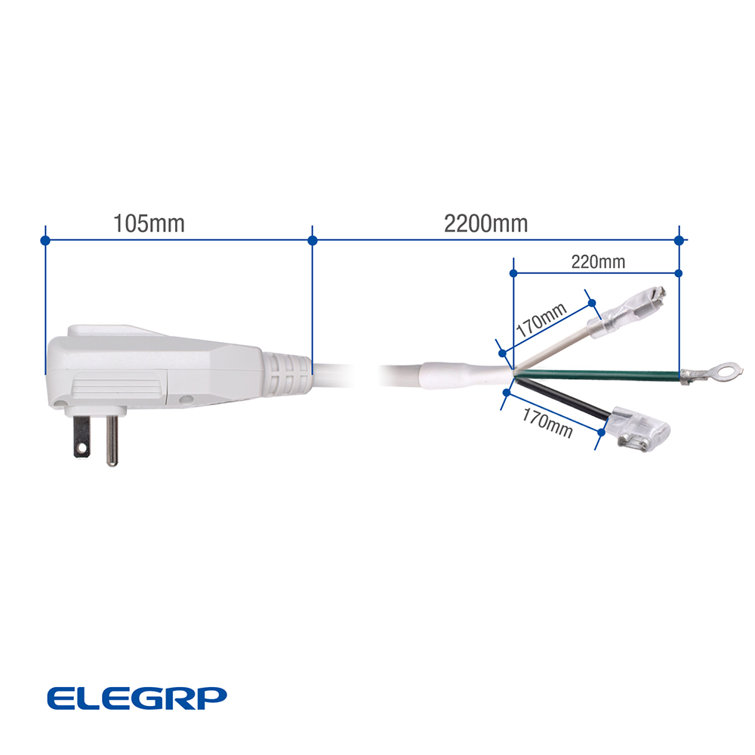 ELEGRP 15Amp 1800W LCDI Power Cord Plug For Air Conditioner - Wayfair ...