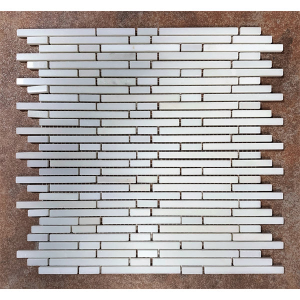 Luxsurface Random Sized Marble Mosaic Tile | Wayfair