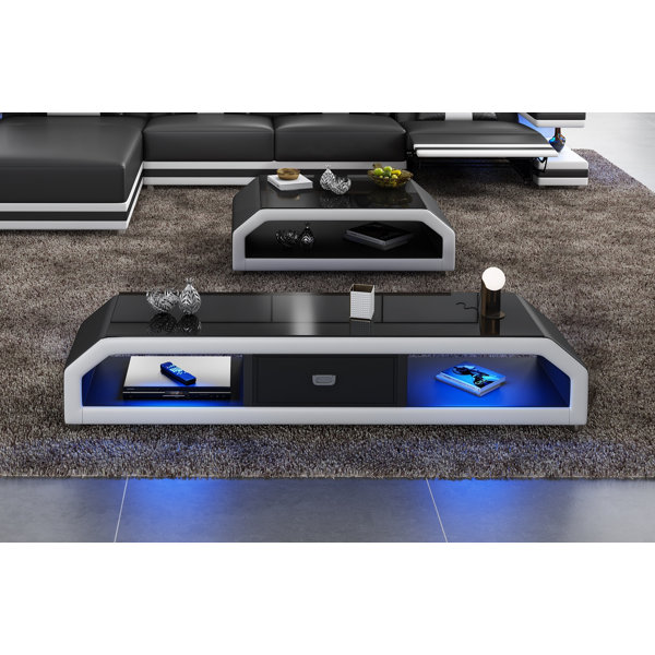 EuropeanFurniture Lightspeed 77'' Media Console | Wayfair