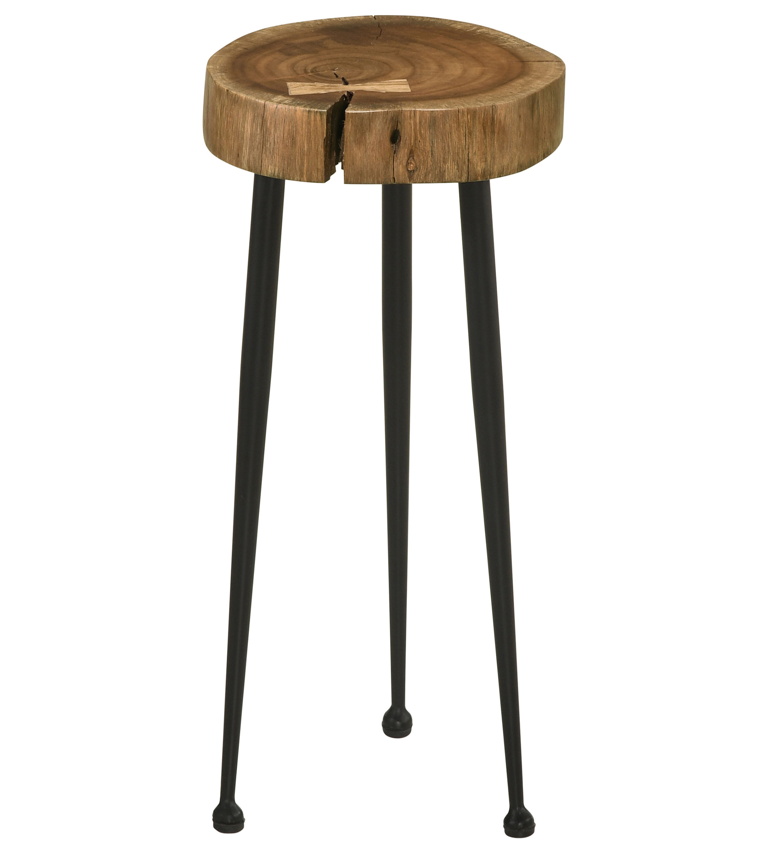 Millwood Pines Round Solid Tree Trunk Side Table - Wayfair Canada