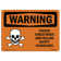 SignMission Poison Check MSDS Follow Safety Guidelines Sign | Wayfair
