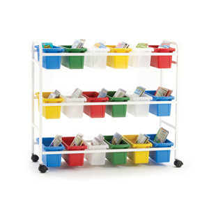 Copernicus Leveled Reading Book Browser Cubby with Casters & Reviews ...