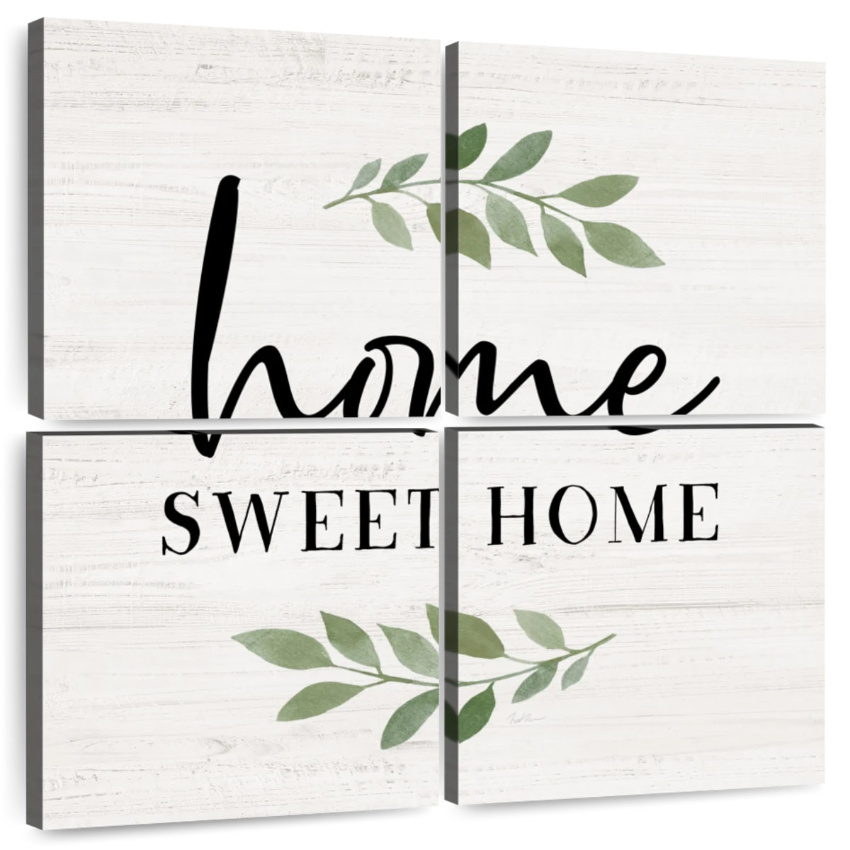 Trinx Kema Home Sweet Home Wood Style Wall Sign | Wayfair