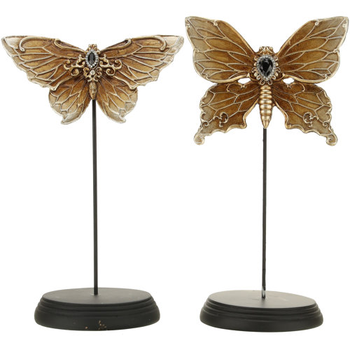 Mark Roberts Jeweled Butterfly Finial, 4 x 8.5 Inches | Perigold