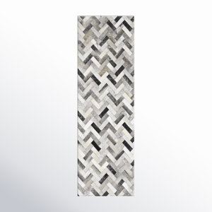 AllModern Marsha Cowhide Geometric Rug & Reviews | Wayfair
