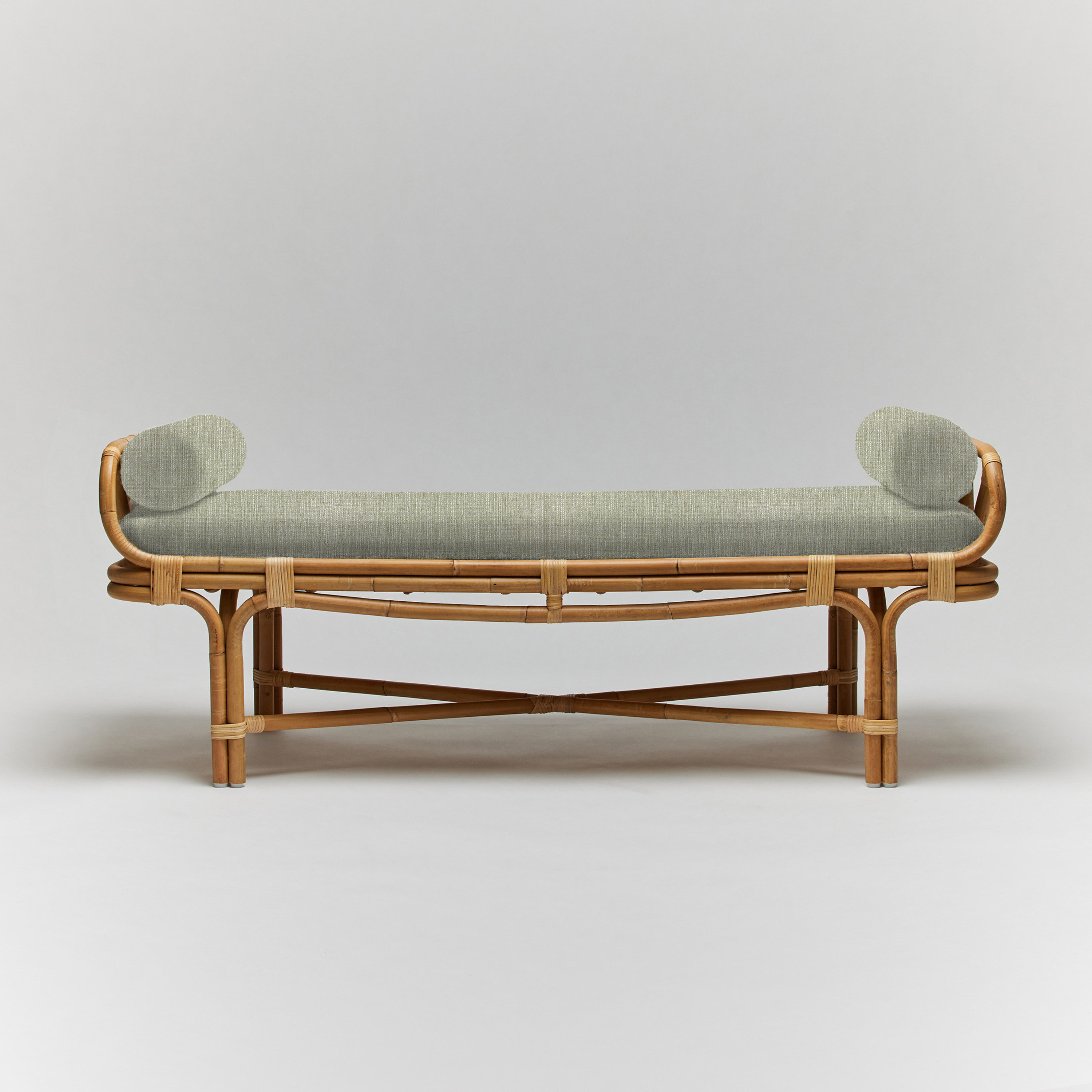 Interlude Grayton Rattan Bench | Wayfair
