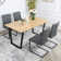 Brayden Studio Asfand 4 - Person Dining Set | Wayfair.co.uk