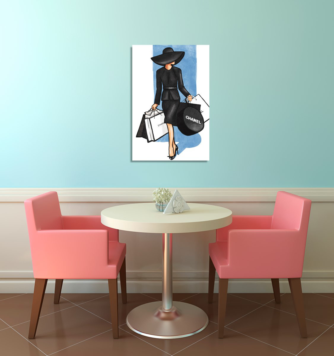 House of Hampton Glamorous - Drawing Print on Canvas & Reviews ...